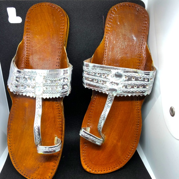 Shoes | Hand Made Leather Sole Sandals | Poshmark
